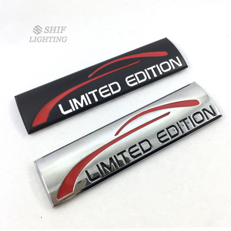 1 x Metal LIMITED EDITION Logo Car Auto Side Rear Emblem Badge Sticker ...