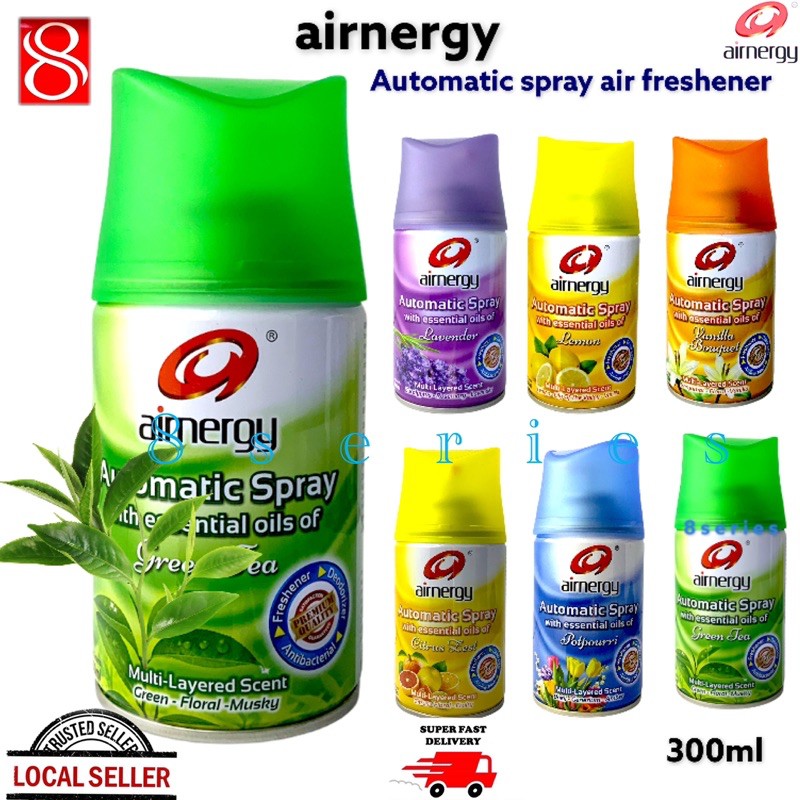 Airnergy Automatic Air Freshener Spray Refill 300ml for other flavours ...