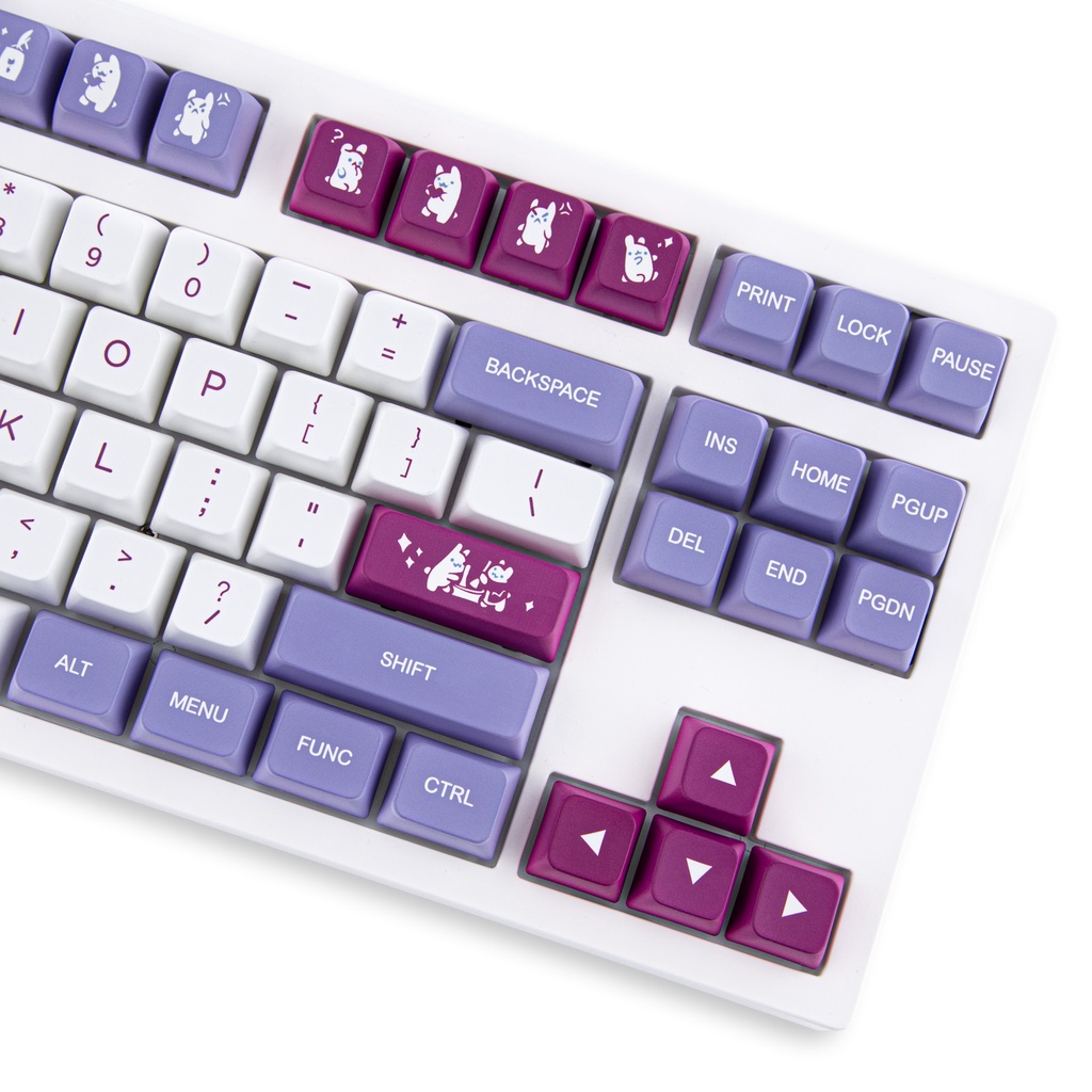 Custom PBT MDA Profile 144 Keys Keycap Set for Cherry Mx Gateron Kailh ...
