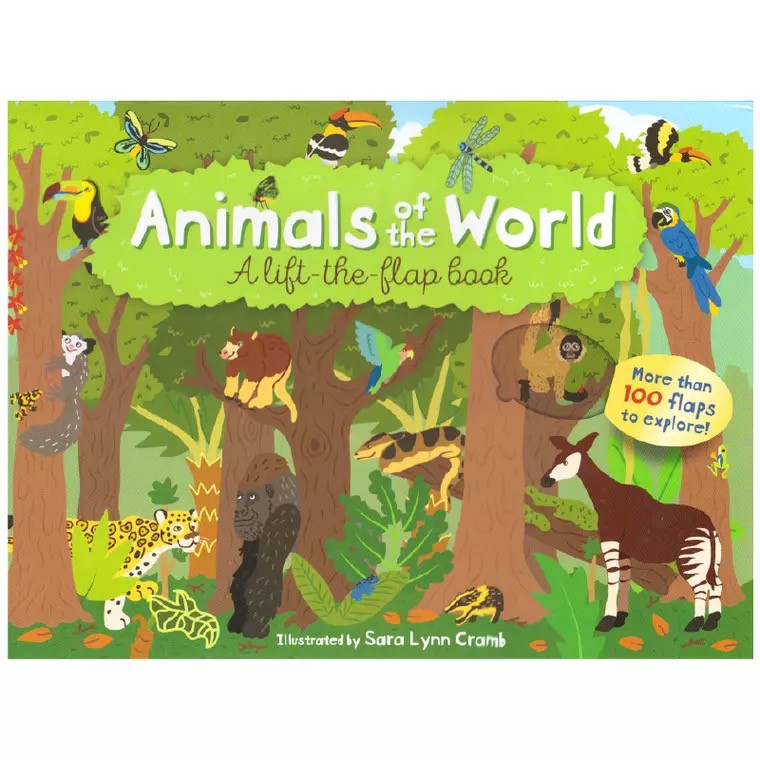 Animals of the World: A Lift-the-Flap Book | Children Book ...