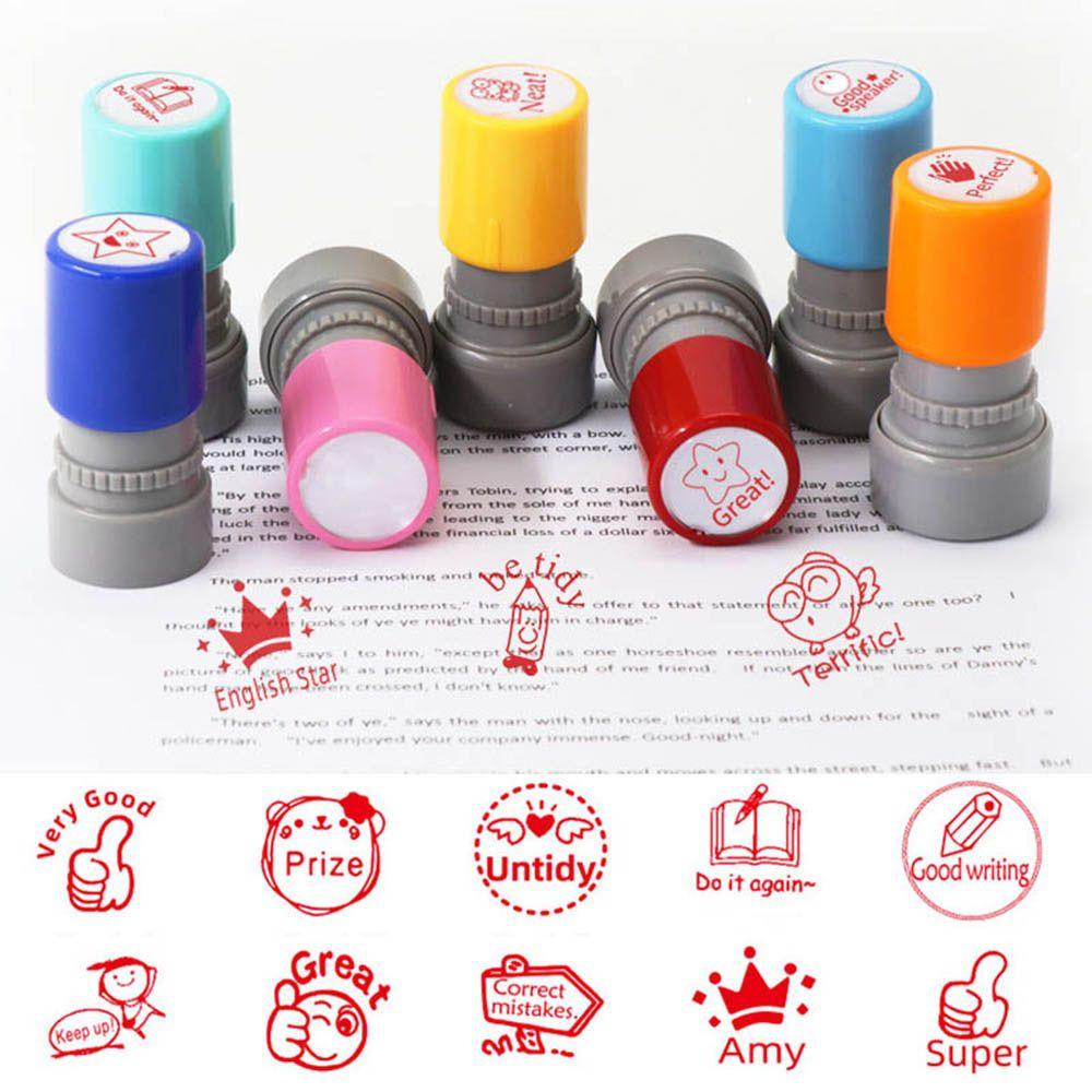 English Reward Seal Commentary Stamp English Student Photosensitive ...
