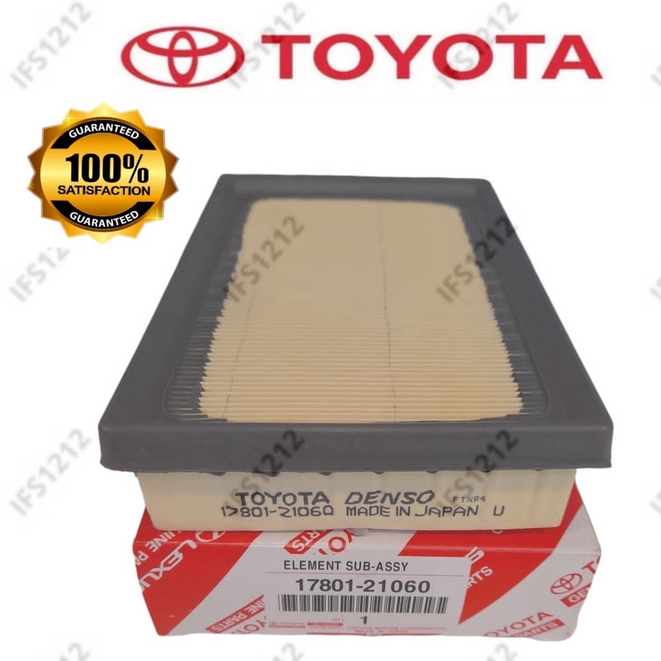 TOYOTA AIR FILTER PRIUS SIENTA C-HR ALTIS HYBRID CROSS COROLLA NHP10 ...