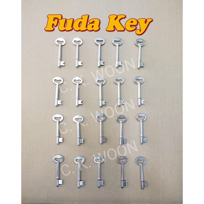 Part1 FUDA Lock for Metal Door key ONLY/Grill Door Lock /Gate Lock key ...