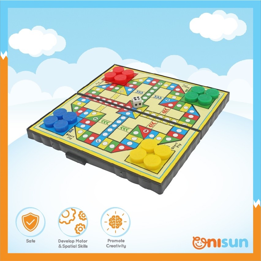 Kids Boy Girl Fun Indoor Magnet Aeroplane Board Game With Accessories ...