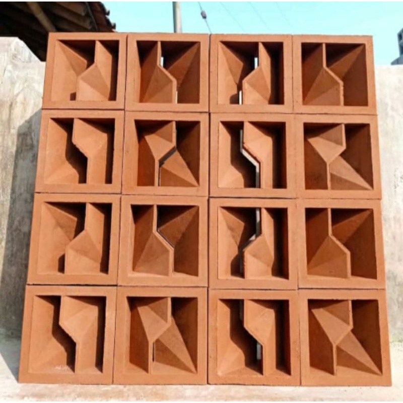 Concrete Roster Lightning anti-Scald teracota (2 Faces) | Shopee Singapore