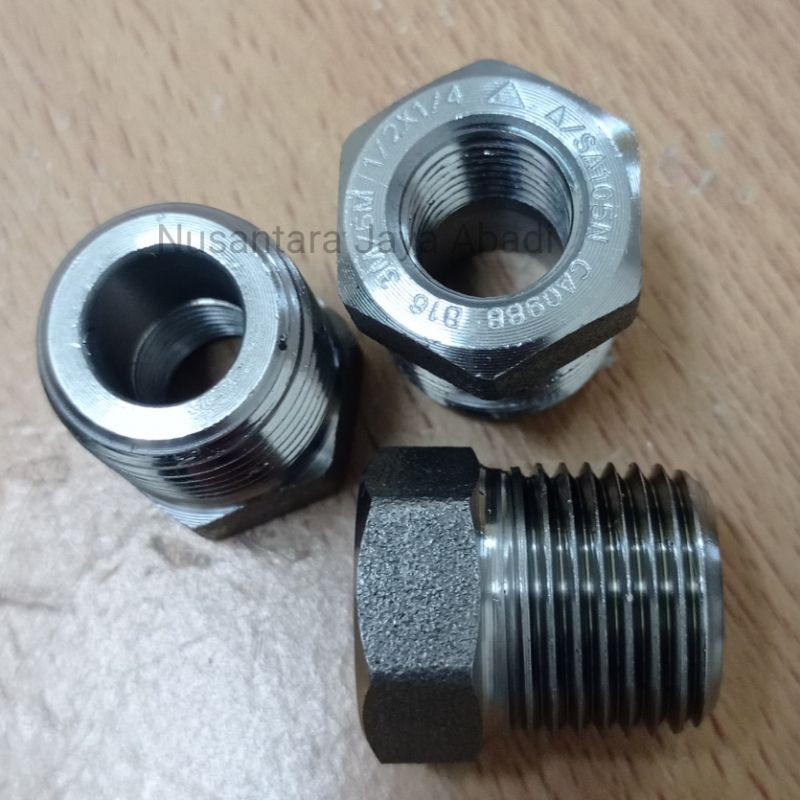 Bushing Vring Besi A105 3000 Psi NPT 1/2 x 1/4 " inch | Shopee Singapore