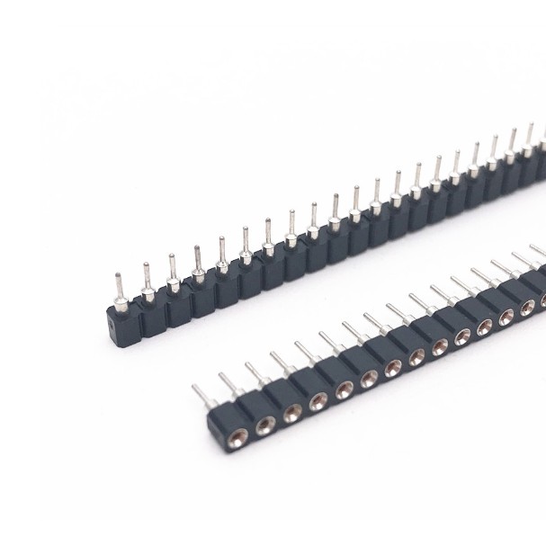 10pcs 2.54mm Round Female Header tin Single Row 40Pin 0.1 10pcs 2.54mm Round Female Header tin Single Row 40Pin 0.1