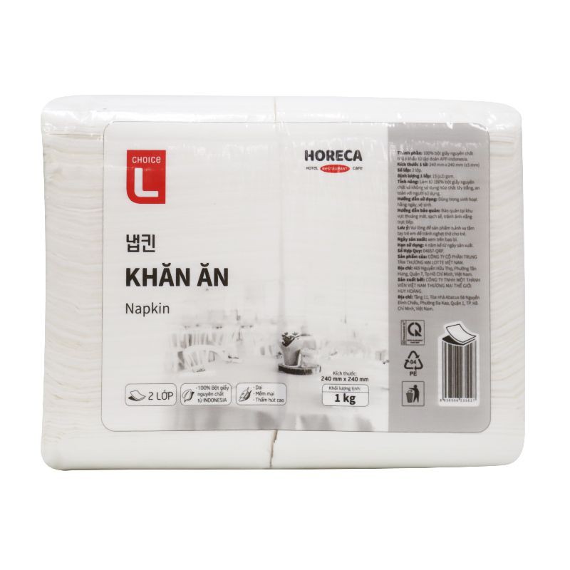Choice L Multi-Purpose Tissue 2 Layers 1KG (240x240mm) | Shopee Singapore