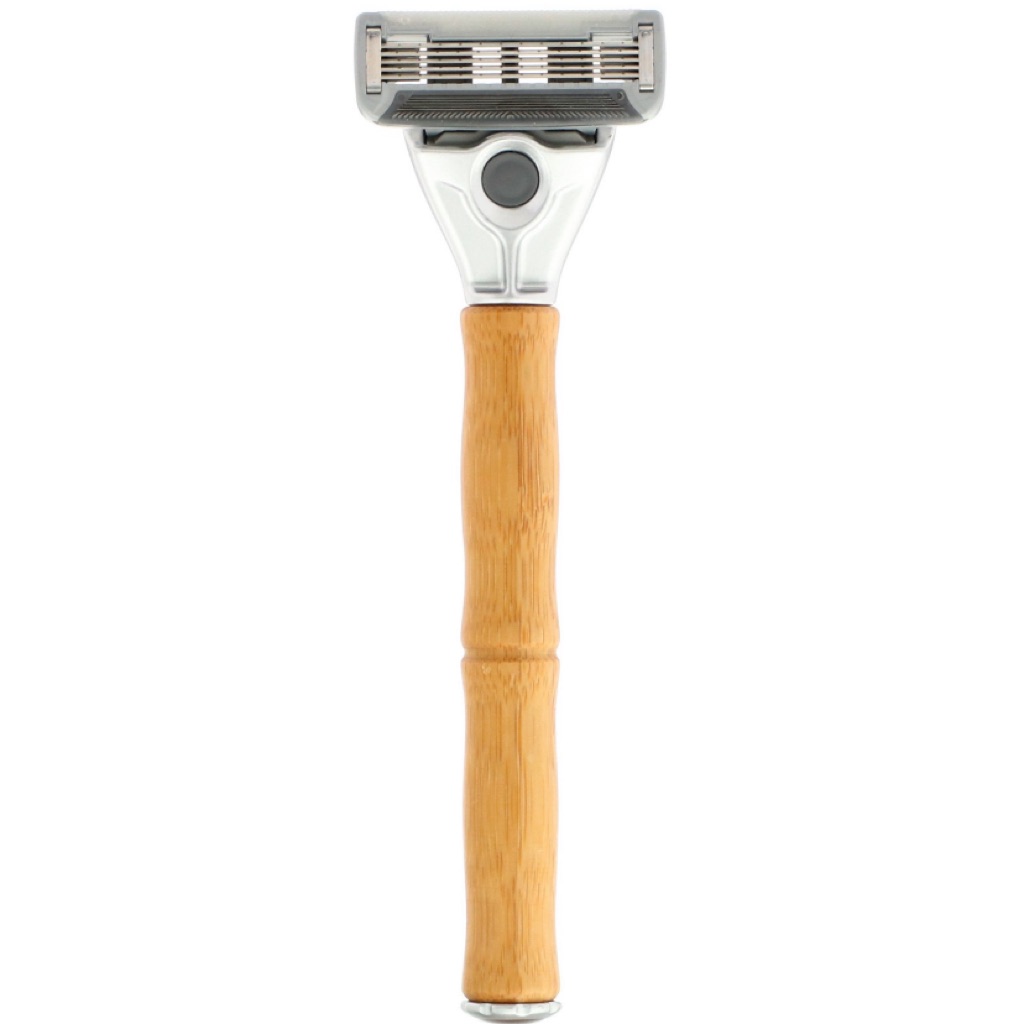 Bulldog Skincare for Men Original Bamboo Razor with Two 5-Blade ...