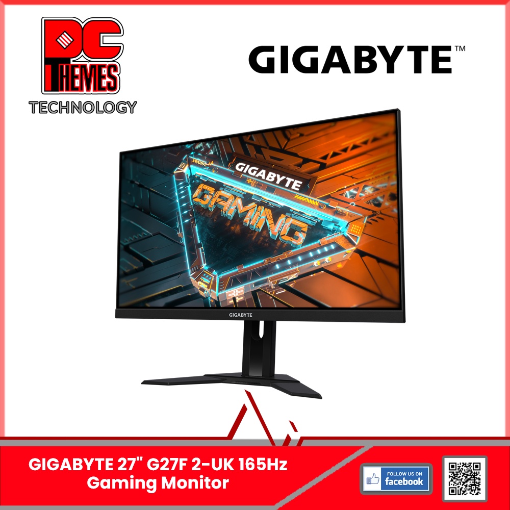 GIGABYTE 27" G27F 2-UK 165Hz Gaming Monitor | Shopee Singapore