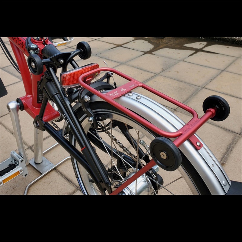 H&H Bike Rear Q Rack for Brompton Folding Bike Aluminum Alloy 6061 Easy ...