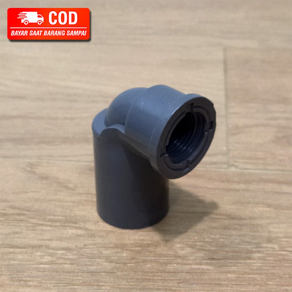 ELBOW / KNEE PVC PIPE DRAT INSIDE 1/2 X 3/4 INCH RUCIKA (AW) | Shopee ...