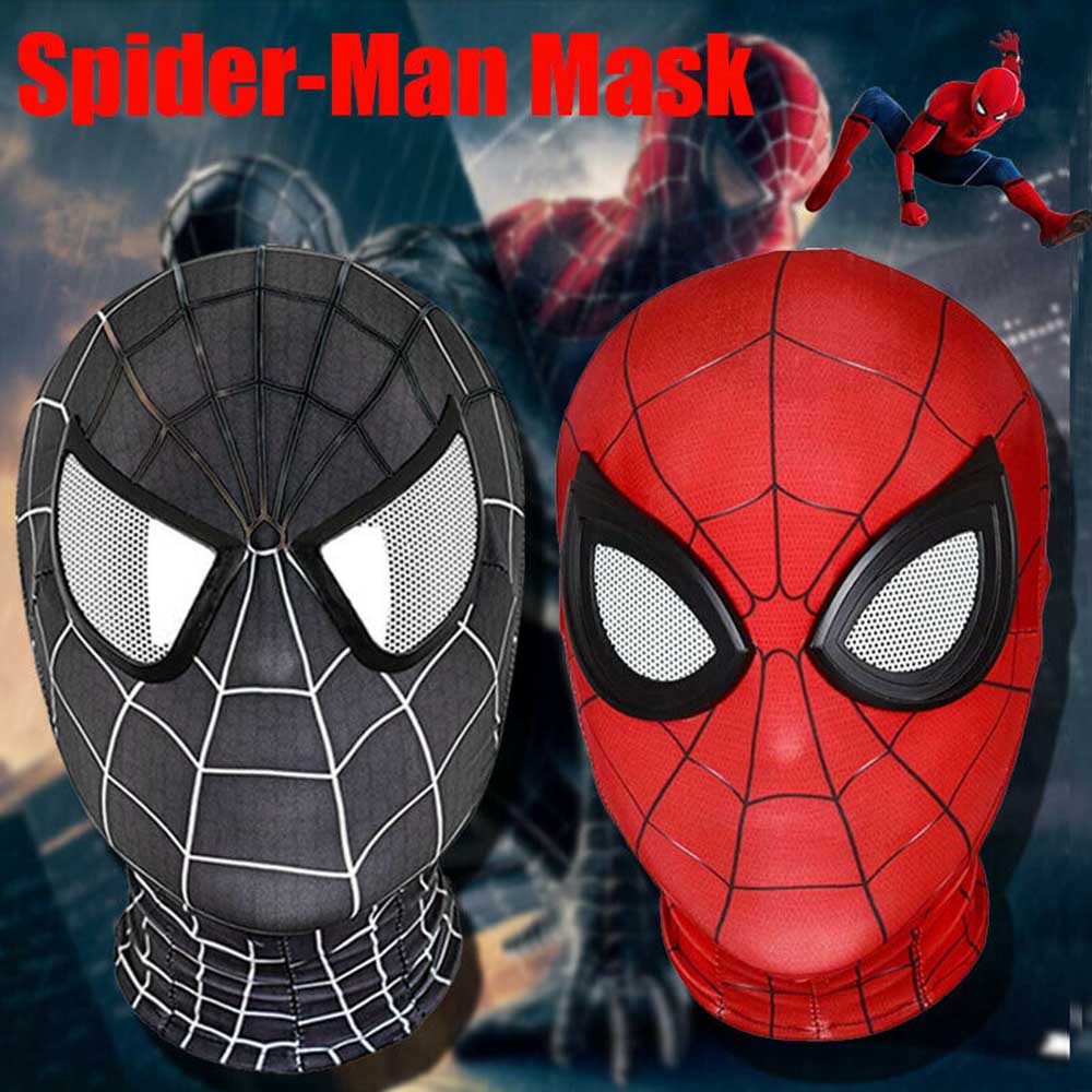 3D Spider-Man Far From Home Masks Avengers Infinity War Iron Spider Man ...
