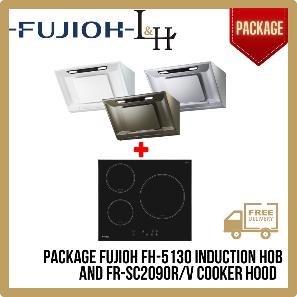 [BUNDLE] FUJIOH FH-5130 Induction Hob 59cm and FR-SC2090R/V 900MM ...