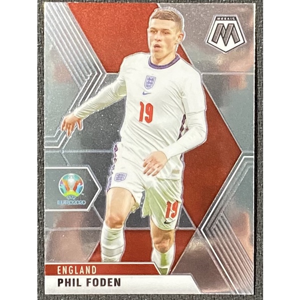 Panini Soccer Card 2021 Mosaic Euro 2020 Phil Foden England #102 Base ...