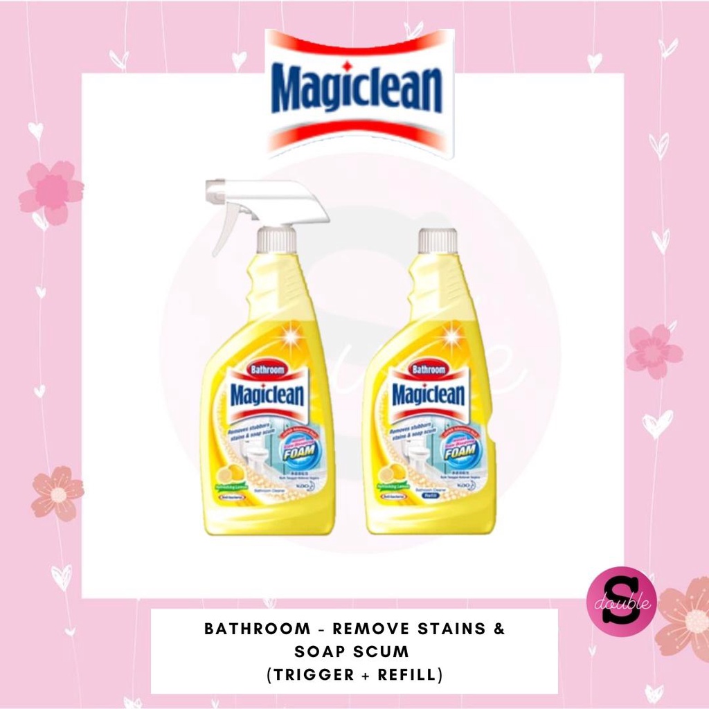 Magiclean Cleaner Bathroom Toilet Bowl Kitchen Glass Stain Mold Remover ...