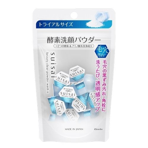 SUISAI Beauty Clear Powder Wash N Trial 15 Capsules (124360) | Shopee ...