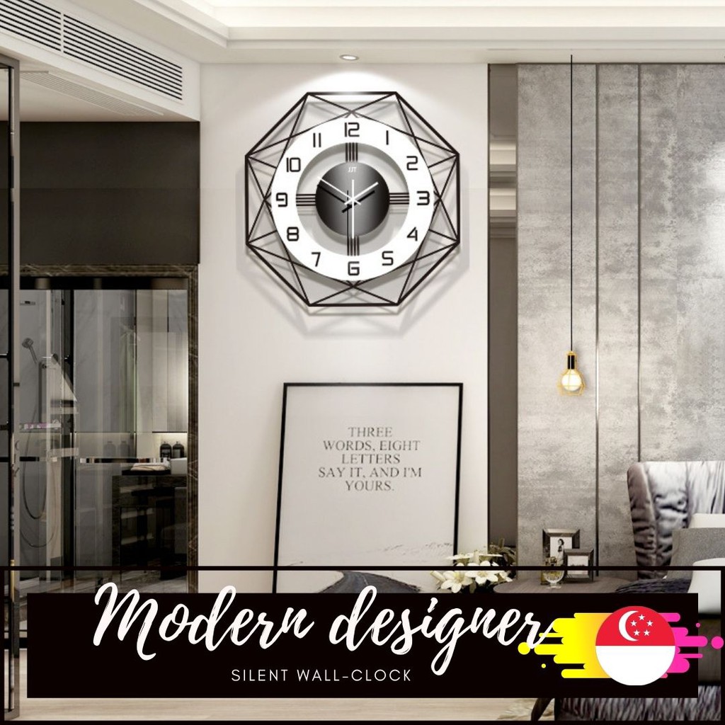 Wall Clocks Modern Minimalist Living Room Wall Clock Nordic Style ...