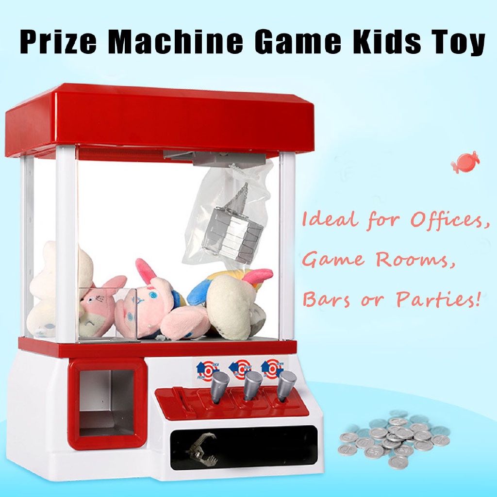 Carnival Style Vending Arcade Claw Candy Grabber Prize Machine Game Kid ...