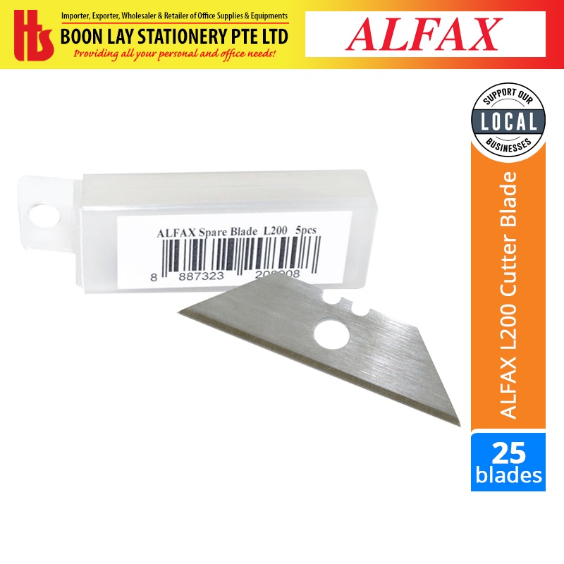 ALFAX L200 Cutter Blade (5 blades per tube) | Shopee Singapore