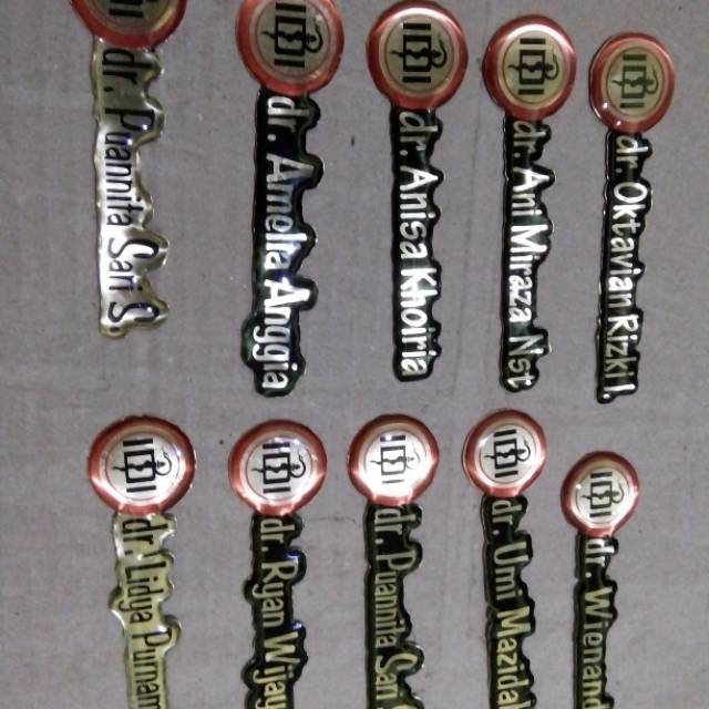Chest name / name tag engraved safety pin | Shopee Singapore