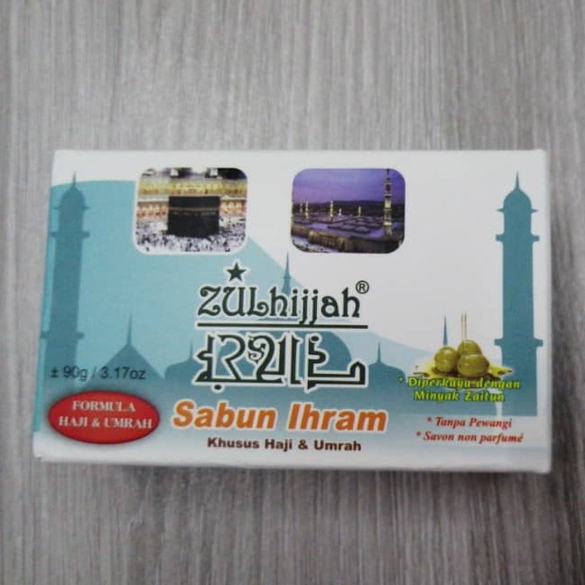 IHRAM ZULHIJJAH HAJI & UMRAH HALAL SOAP BOOK IHRAM OLIVE OIL / ALOE VERA BODY SOAP | Shopee ...