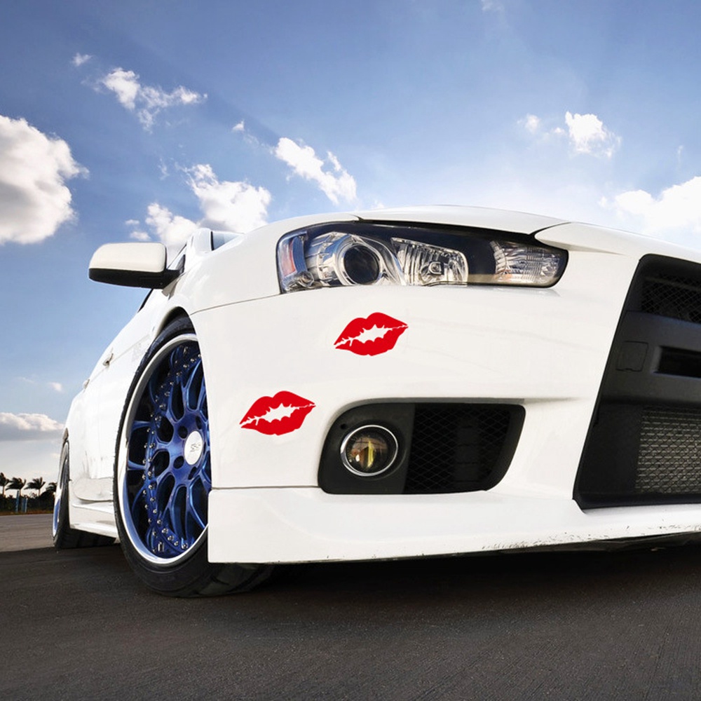 Red lips kiss Stickers Red lips kiss Stickers car scratch sticker car ...