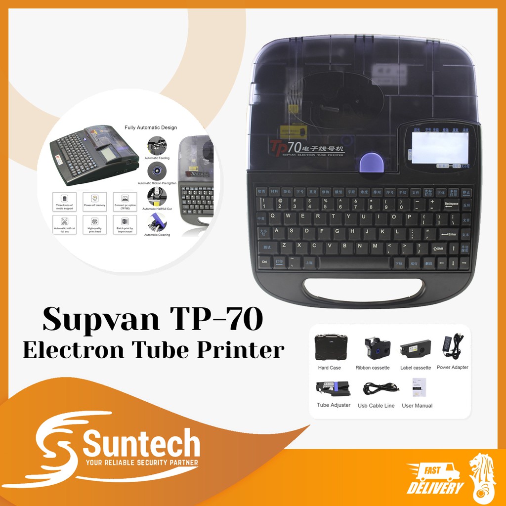 TP70 Supvan Electron tube printer | Shopee Singapore