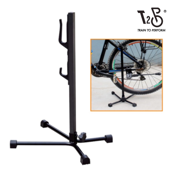 T2P Bicycle Maintenance Stand Tree Shape Storage Rack Double Hook Wide ...