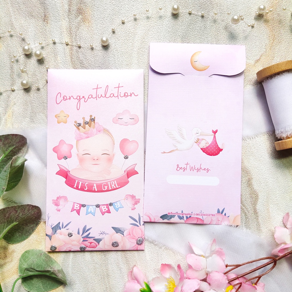 Angpao/envelope/hongpao happy baby baby Birth baby welcome to the world ...