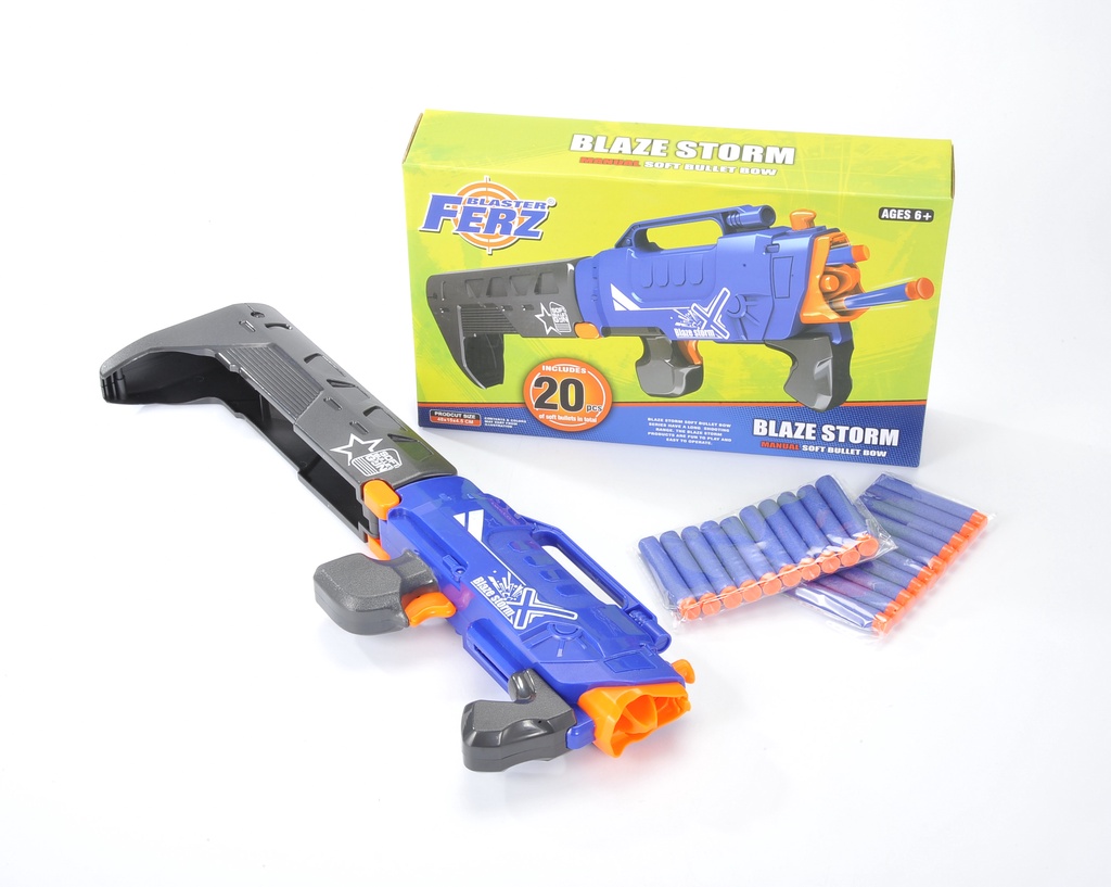 FERZ Armore Foldable-Stock Firearm Foam Dart Blaster | Shopee Singapore