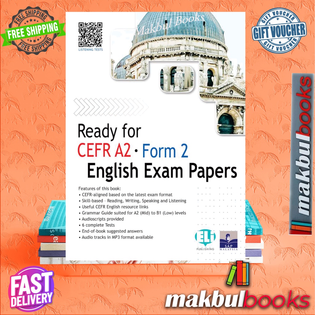 SAP: FOR CEFR A2 FORM 2 ENGLISH EXAM PAPERS | Shopee Singapore