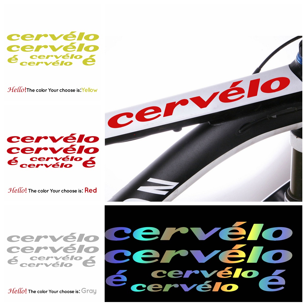 CERVELO Vinyl Sticker Decal for Mountain Bike/Road Cycling Stickers For ...