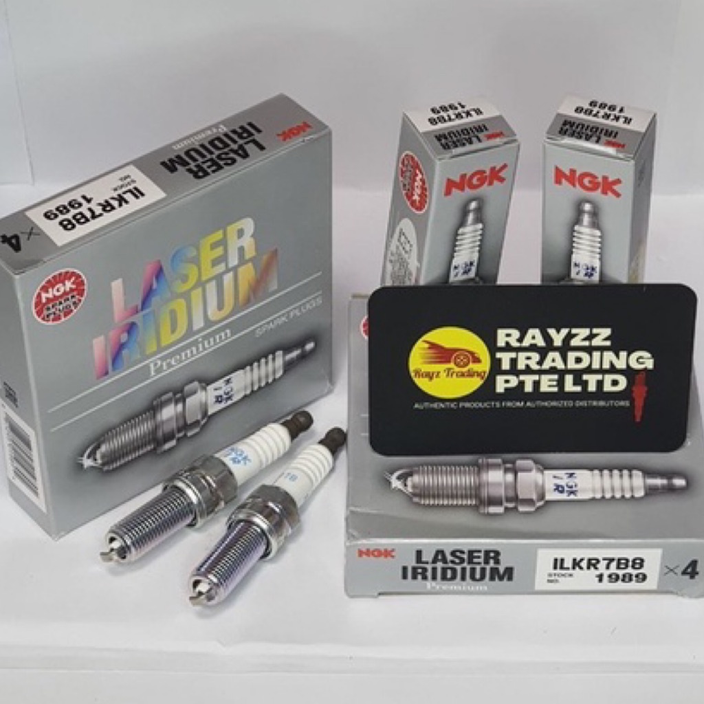 NGK ILKR7B8 laser iridium spark plug set of 4 #beware of counterfeit # ...