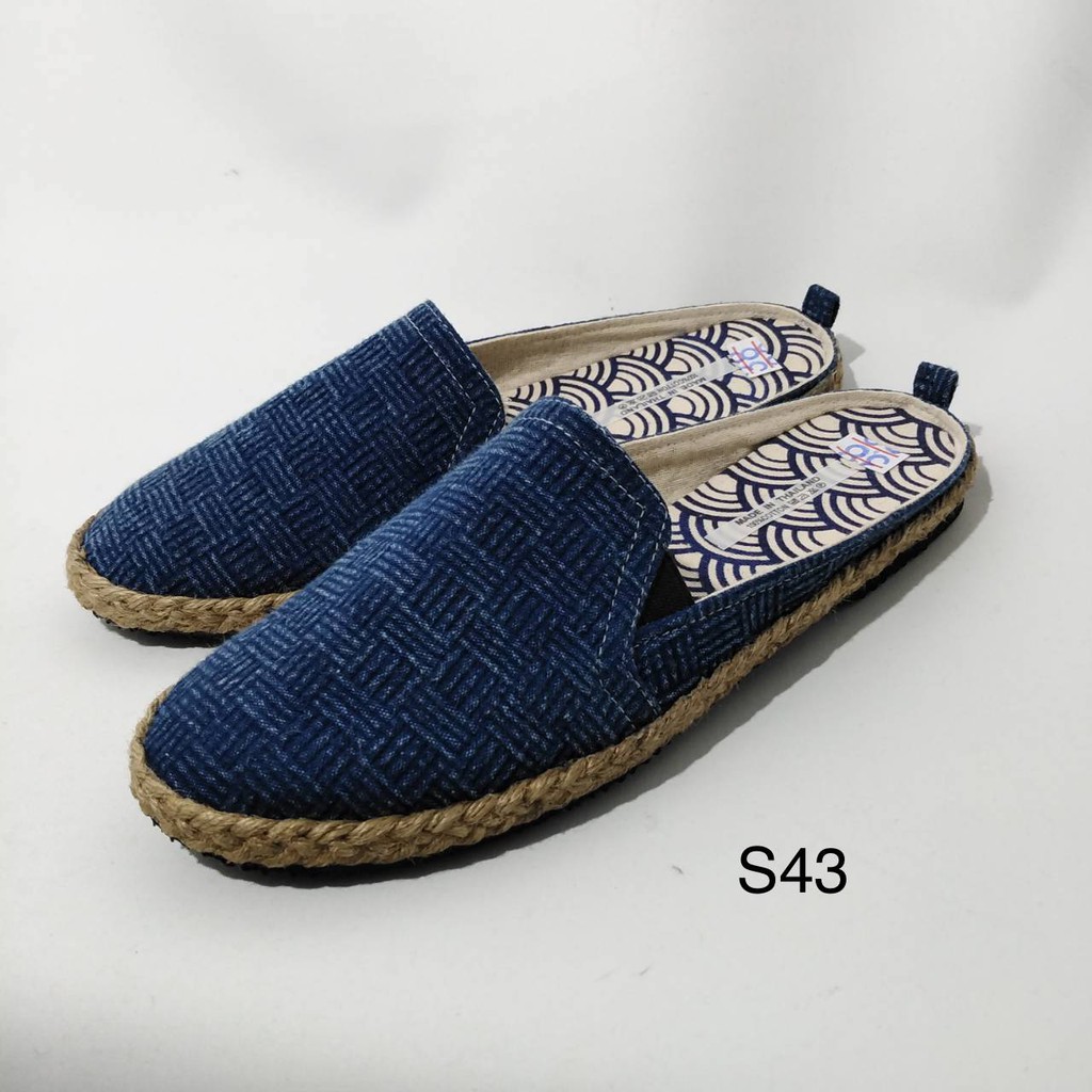 New Men's Espadril Shoes Handmade Canvas Indie Vintage Slip-On ...