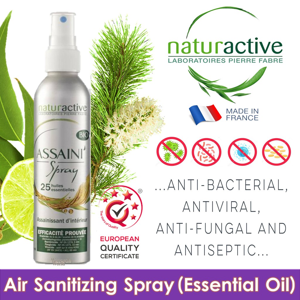 Naturactive Assaini Air Purifying/ Sanitizing Spray 200ml. Anti-Virus ...