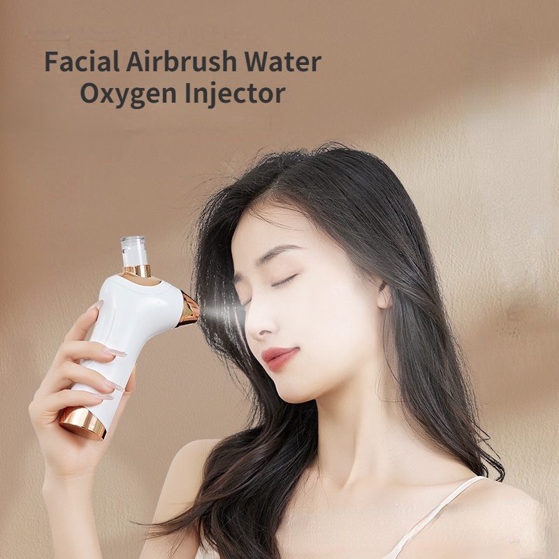Facial Airbrush Water Oxygen Injector Machine Compressor Nano Fog Mist ...