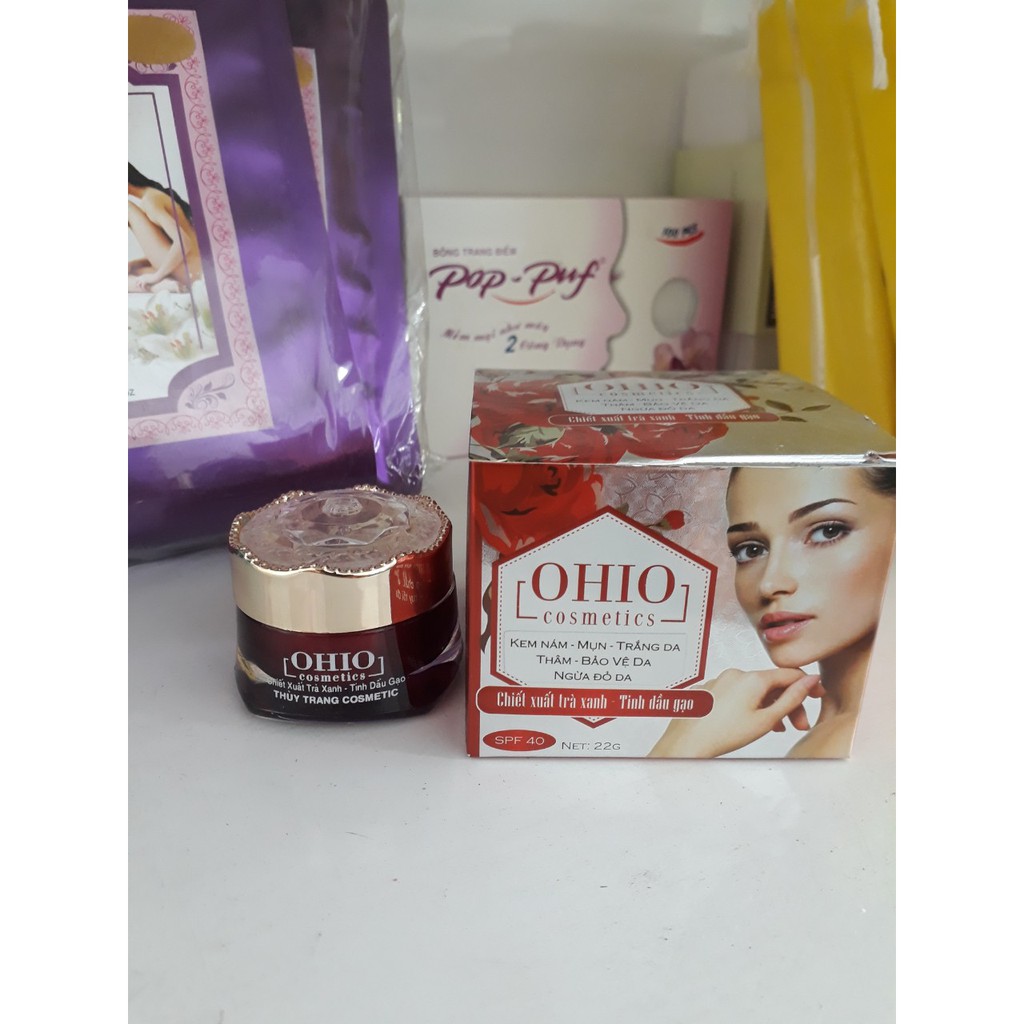 Ohio CREAM SlingshotM ACNE WHITENING DARK SKIN PROTECTS TO PREVENT RED SKIN 22G | Shopee Singapore