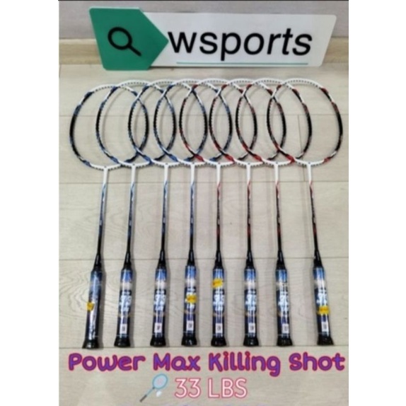 Power Max Killing Shot Badminton Racket Original | Shopee Singapore
