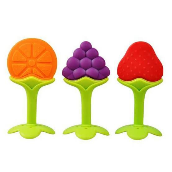 T24 - Bite Bayu Teether Fruit Shaped Baby Teething Toy (1 PCS) | Shopee ...