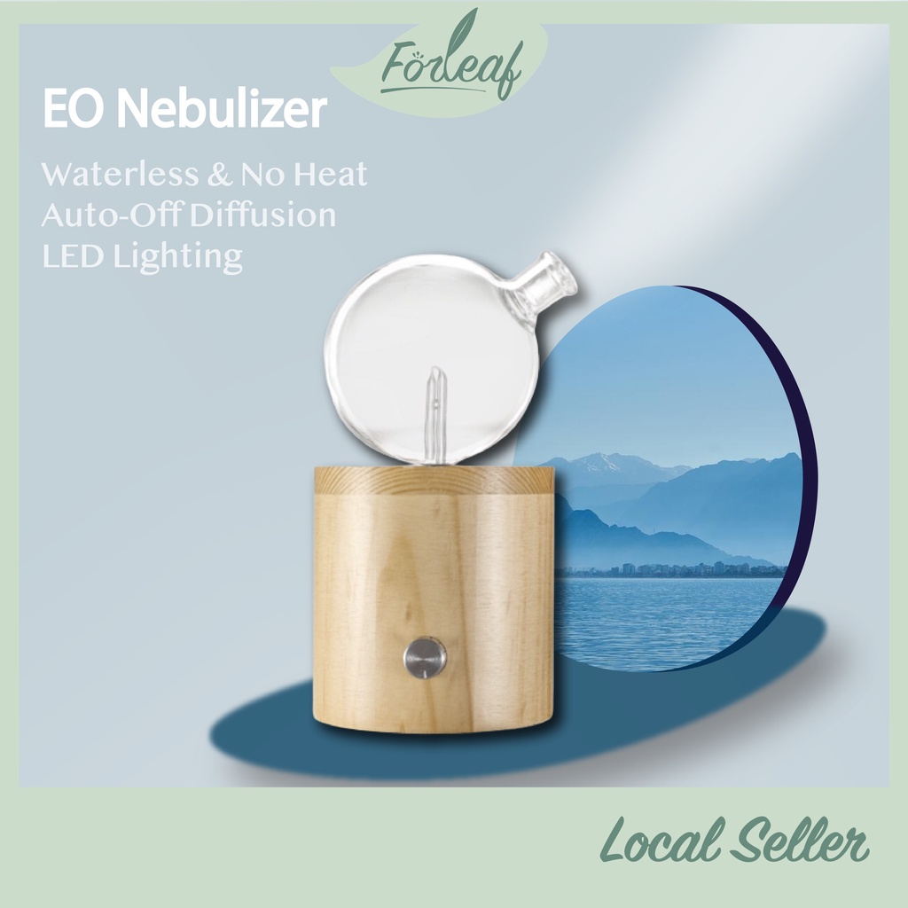 Forleaf Waterless Nebulizer Pure Essential Oil Aroma Diffuser ...