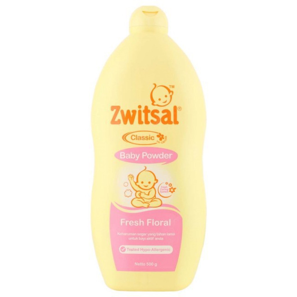 Zwitsal Powder Classic Fresh Floral 100G | Shopee Singapore