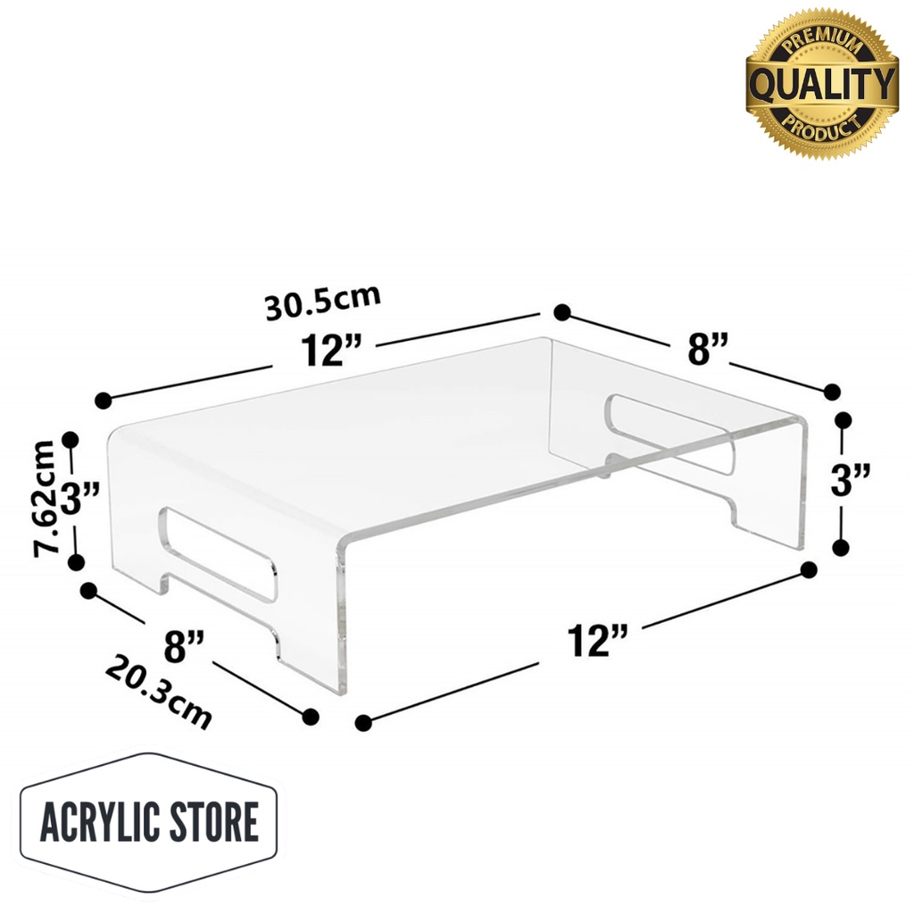 LAYAR Multifunctional Base Stand Acrylic Monitor Stand Desktop Computer ...