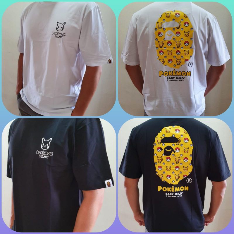 BATHING APE POKEMON/PIKACHU | Shopee Singapore