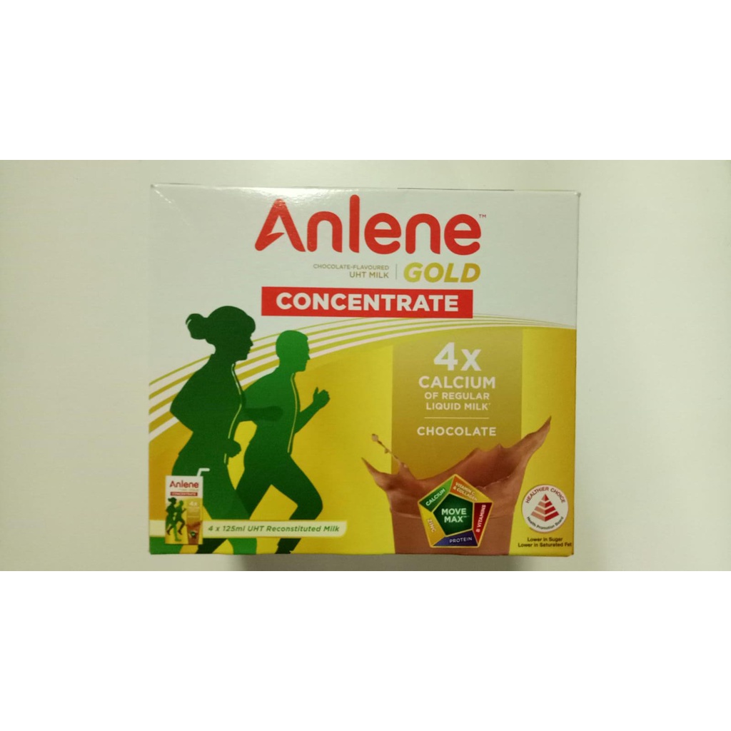 Anlene Concentrate UHT Milk Gold - Chocolate (NEW Packaging)- 4x125ml ...