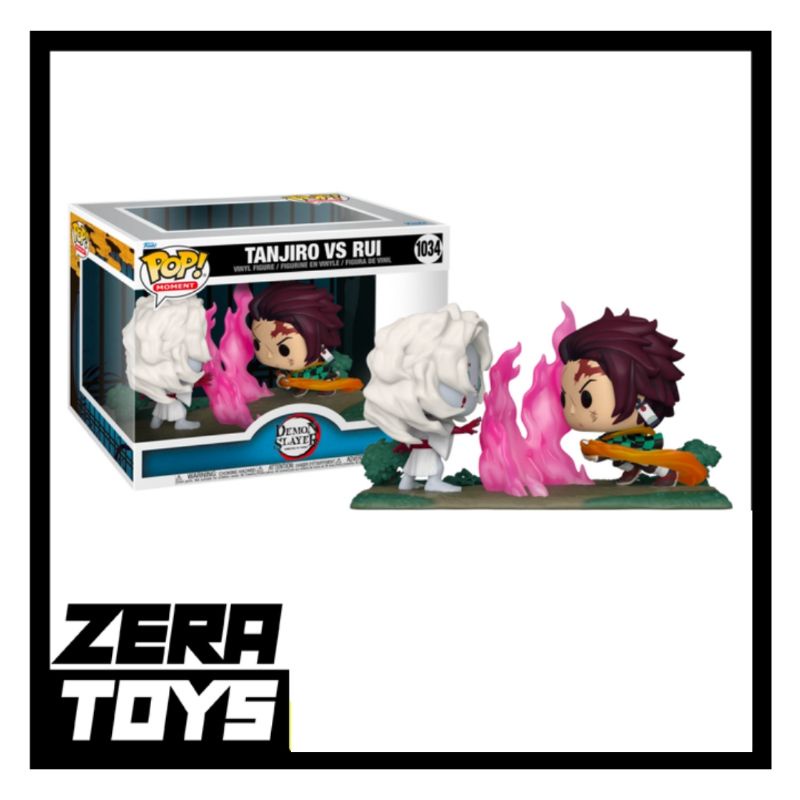 Funko Pop! Animation : Demon Slayer - Tanjiro vs. Rui Moment | Shopee ...