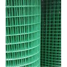13.5+- Meter(45Feet+-) Green PVC Coated Galvanized BRC Welded Wire Mesh ...