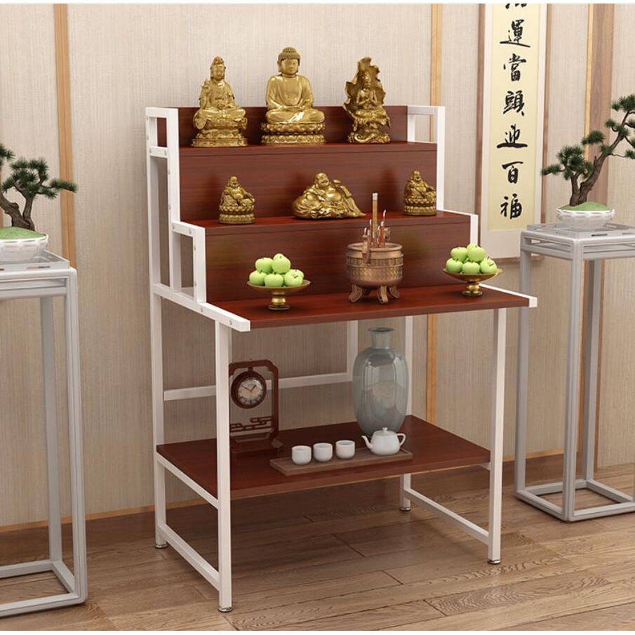 altar Buddha household wealth display cabinet Bodhisattva enshrine ...