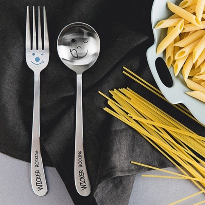 *4pcs [Made In Korea] Wicker Wink Basic Dinner Fork Set / Premium ...