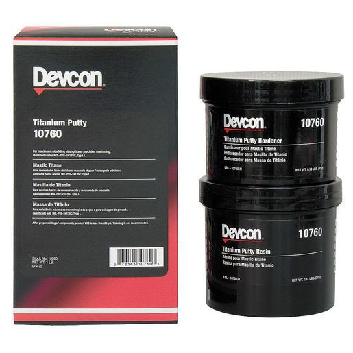 DEVCON 10760 TITANIUM PUTTY (1LB/Set) | Shopee Singapore